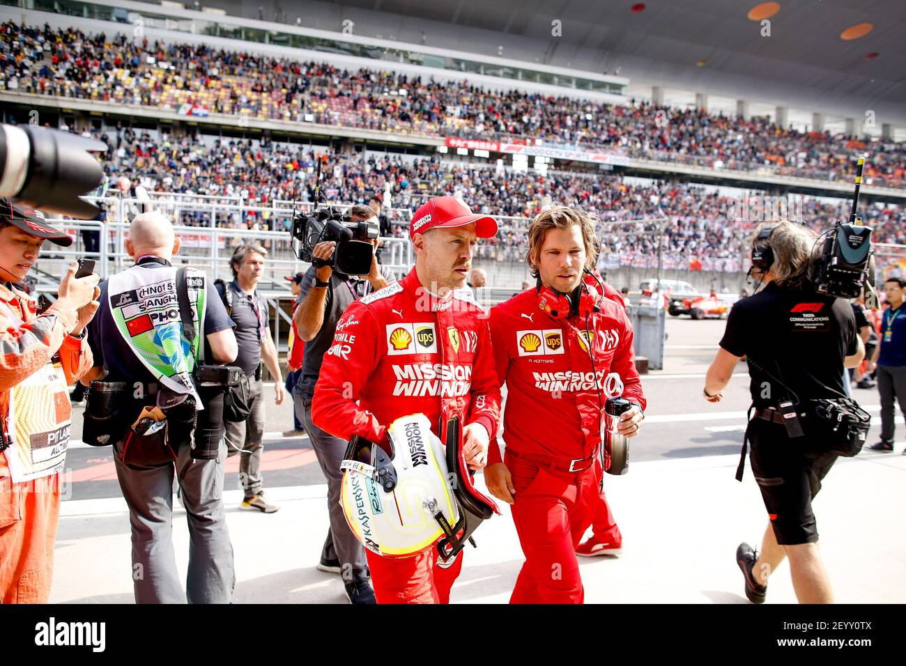 VETTEL Sebastian (ger), Scuderia Ferrari SF90, portrait during 2019 ...
