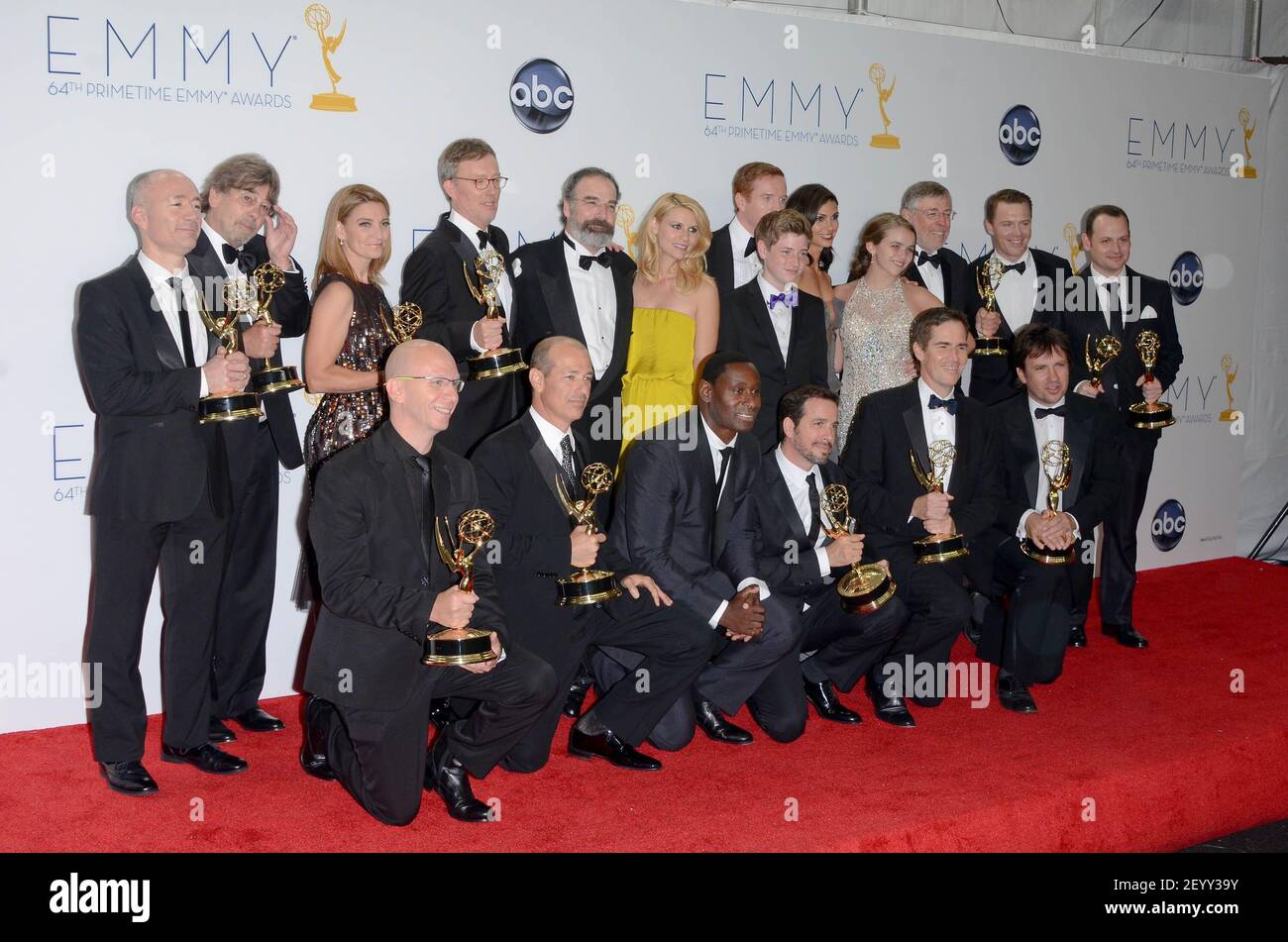 Cast of 'Homeland'. 23 September 2012, Los Angeles, California. 64th ...