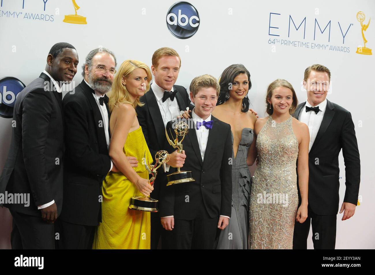 Cast of 'Homeland'. 23 September 2012, Los Angeles, California. 64th ...
