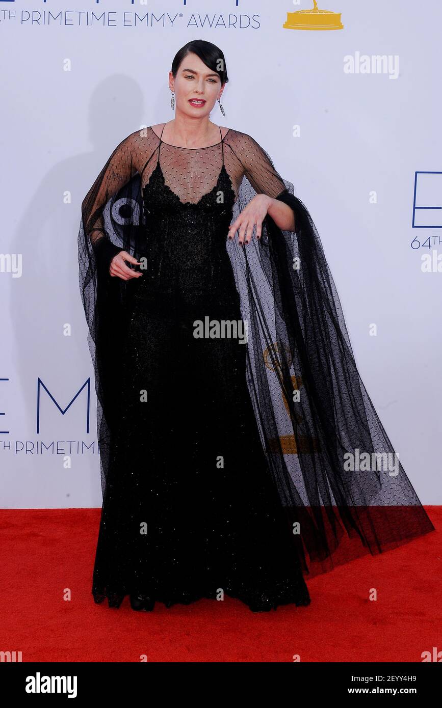 23 September 2012 - Los Angeles, CA - Lena Headey arrives at The 64th ...