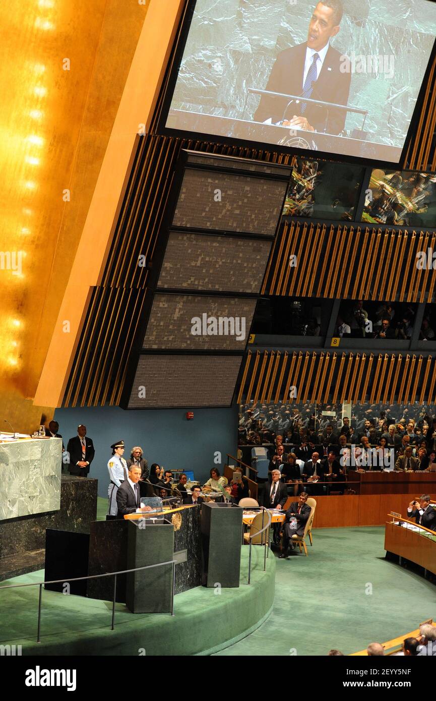 25 September 2012 - New York, NY - President Barack Obama addresses the ...
