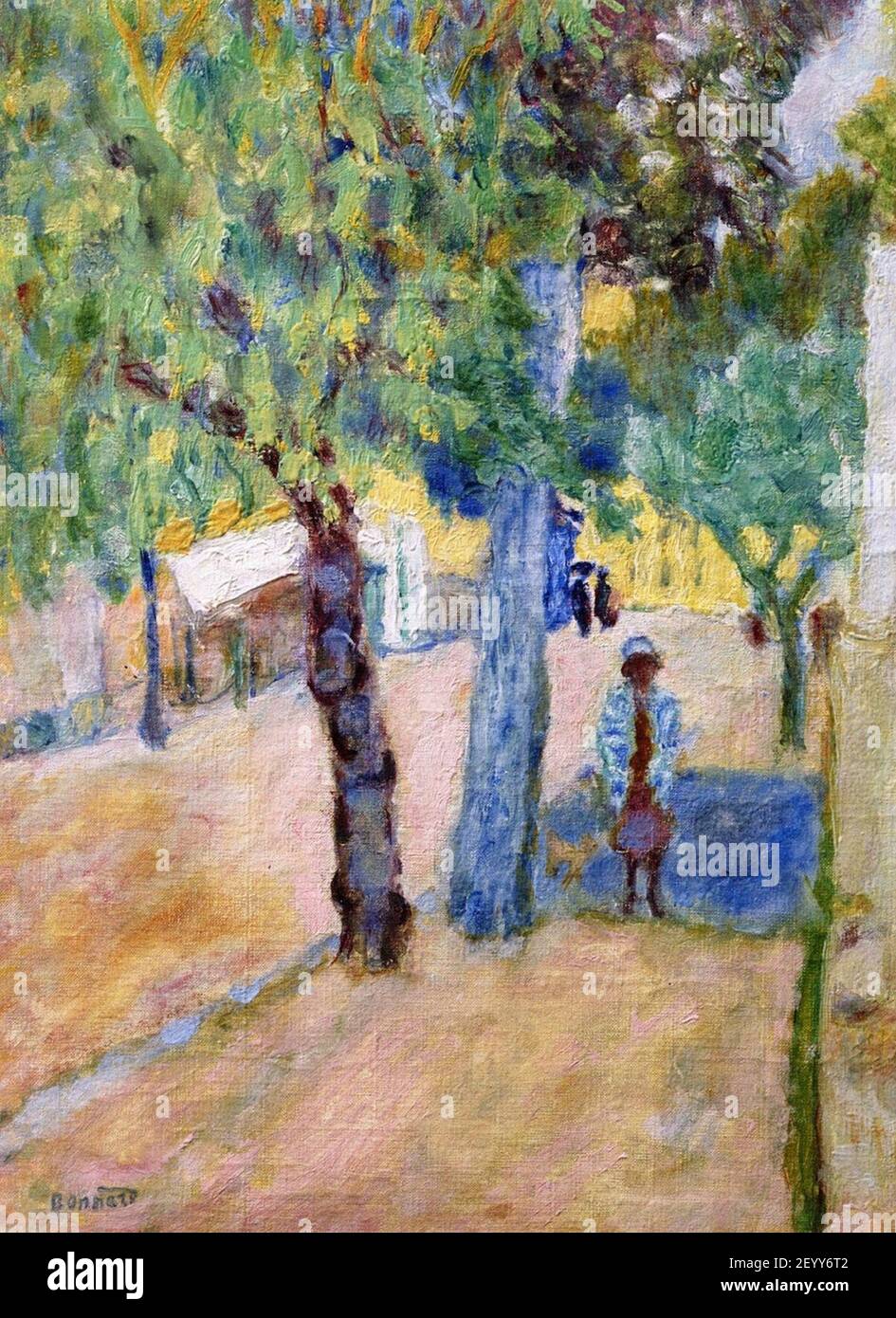 Pierre Bonnard Figure beneath a Tree Stock Photo - Alamy