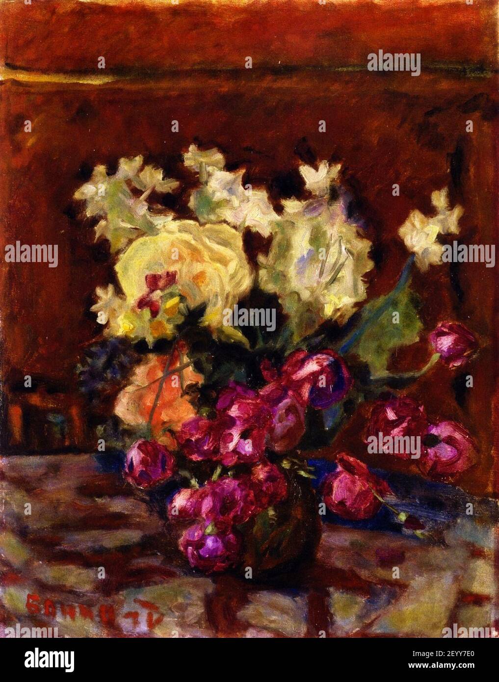 Pierre Bonnard Flowers 1924 4 Stock Photo - Alamy