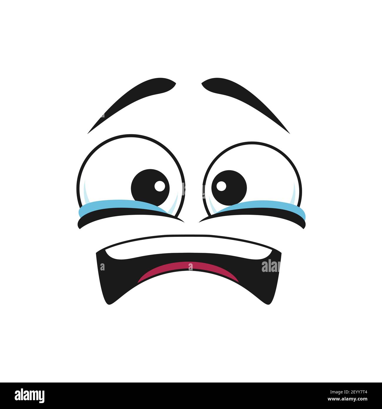 Sad Cartoon Eyes Crying
