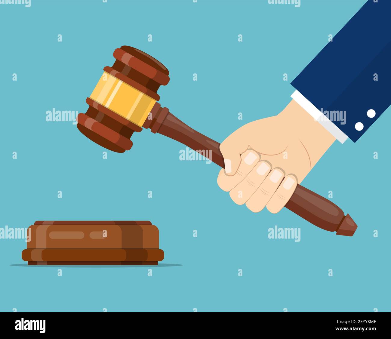 Hand holding judges gavel Stock Vector Image & Art - Alamy
