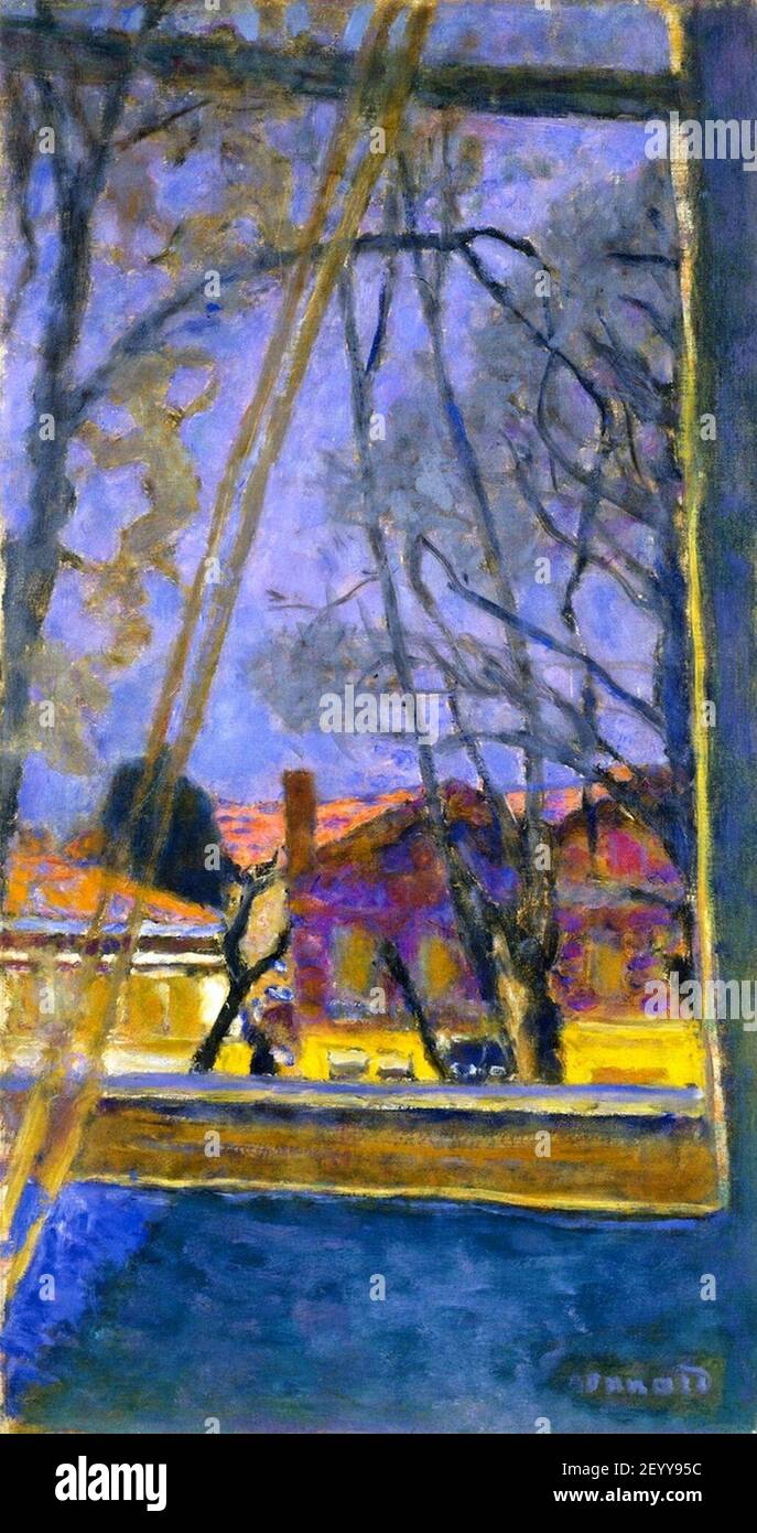 Pierre Bonnard Landscape through a Window Stock Photo - Alamy