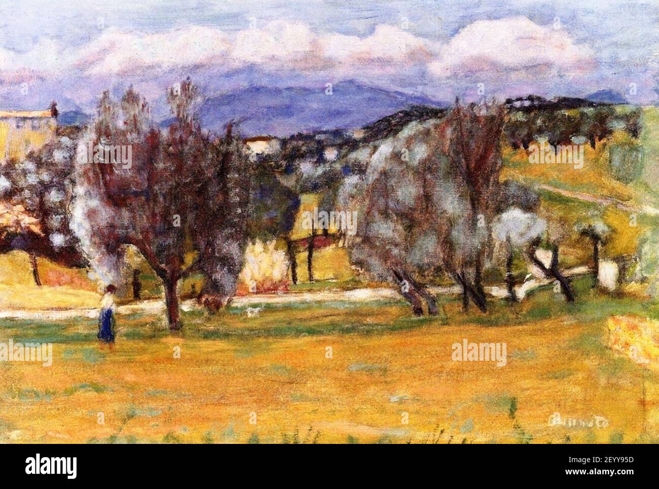 Pierre Bonnard Landscape with Mountains 1924 Stock Photo - Alamy