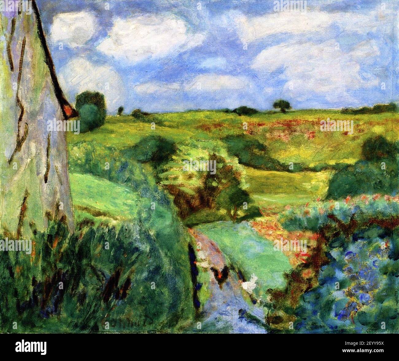 Pierre Bonnard Le Chemin creux Stock Photo - Alamy