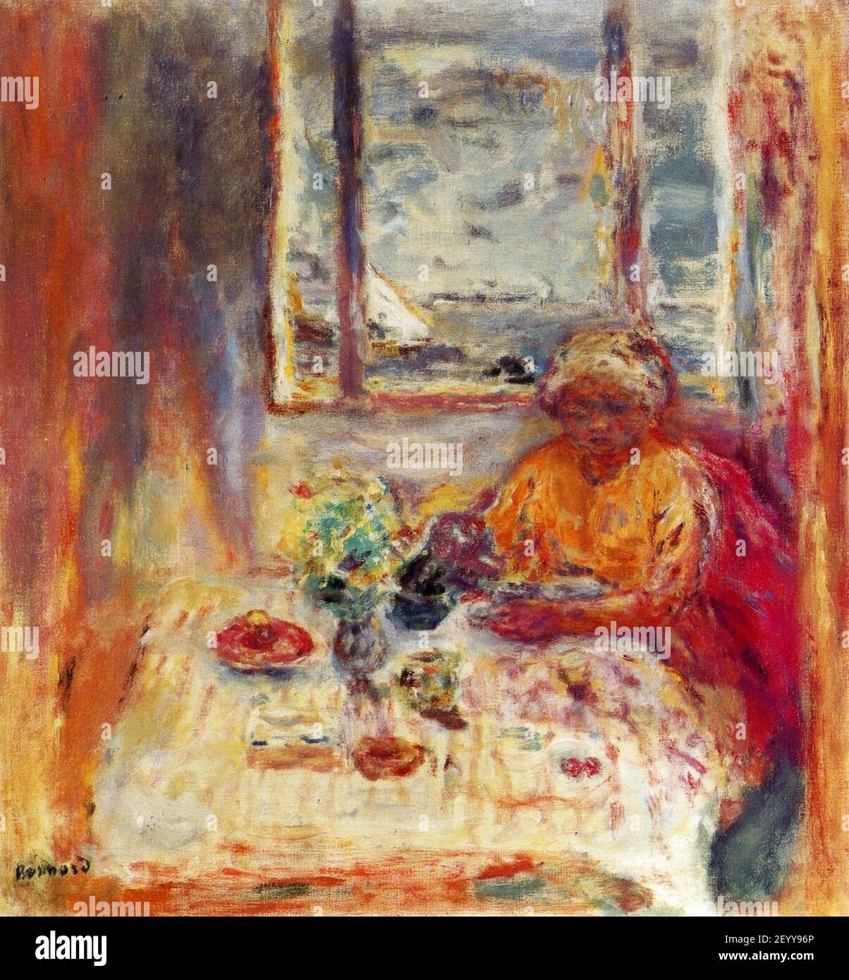 Pierre Bonnard Lunch Stock Photo - Alamy