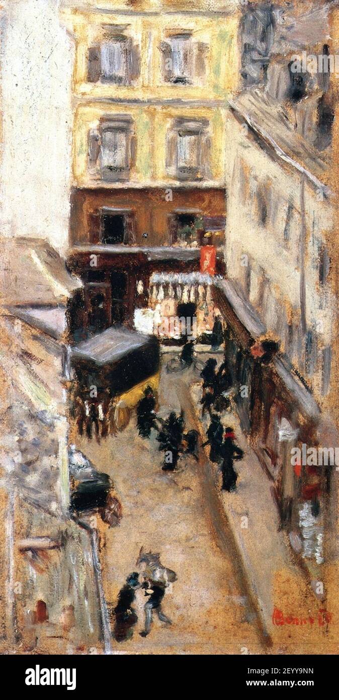 Pierre Bonnard Narrow Street in Paris Stock Photo - Alamy