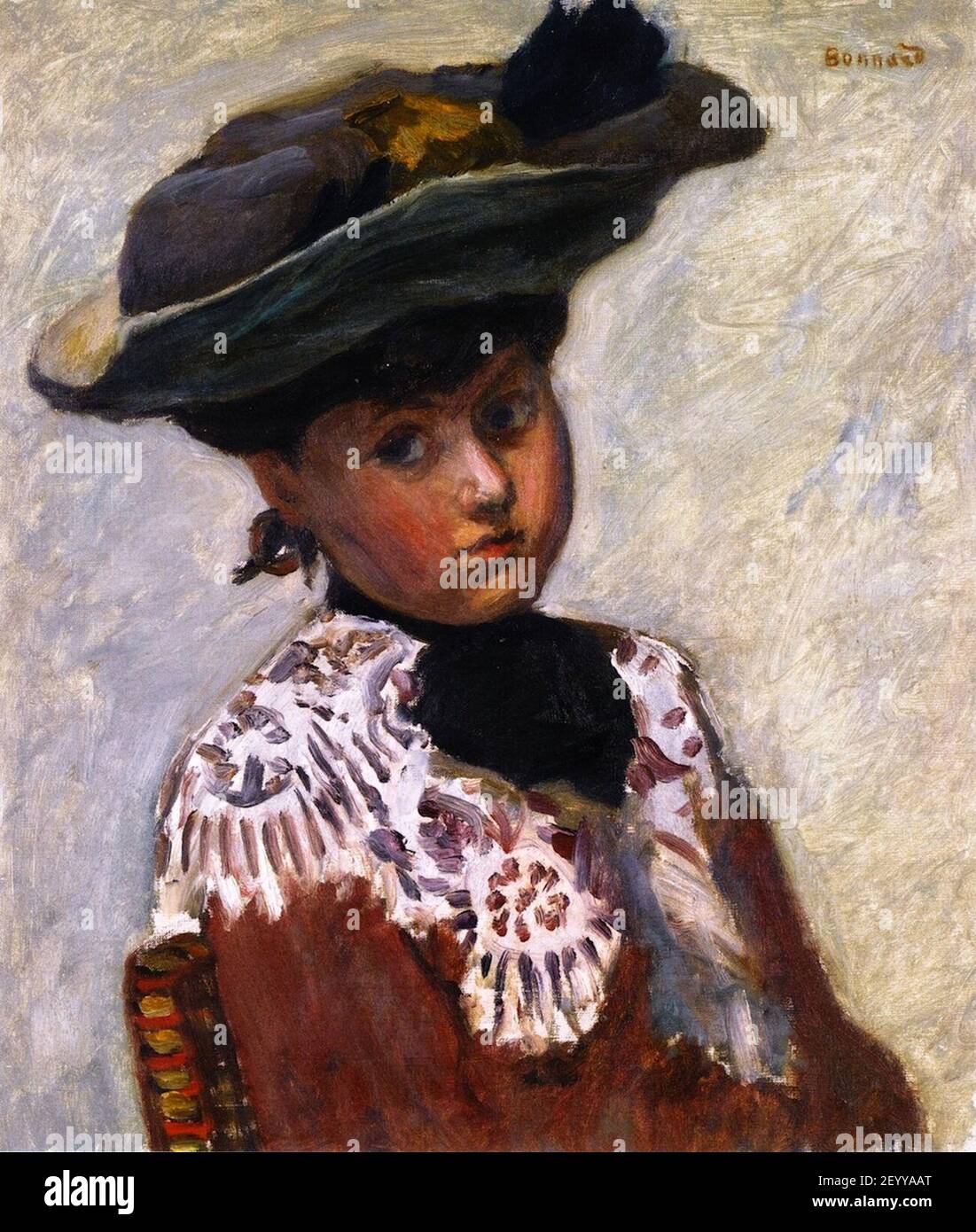 Pierre Bonnard Portrait of a Young Woman 1905 Stock Photo - Alamy