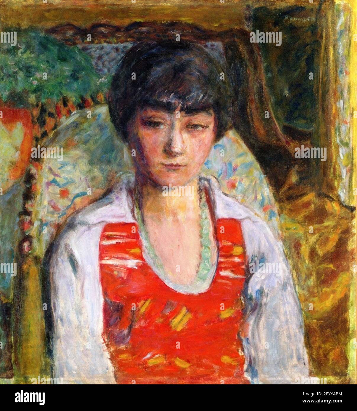 Pierre Bonnard Portrait of a Young Girl 1916 Stock Photo - Alamy
