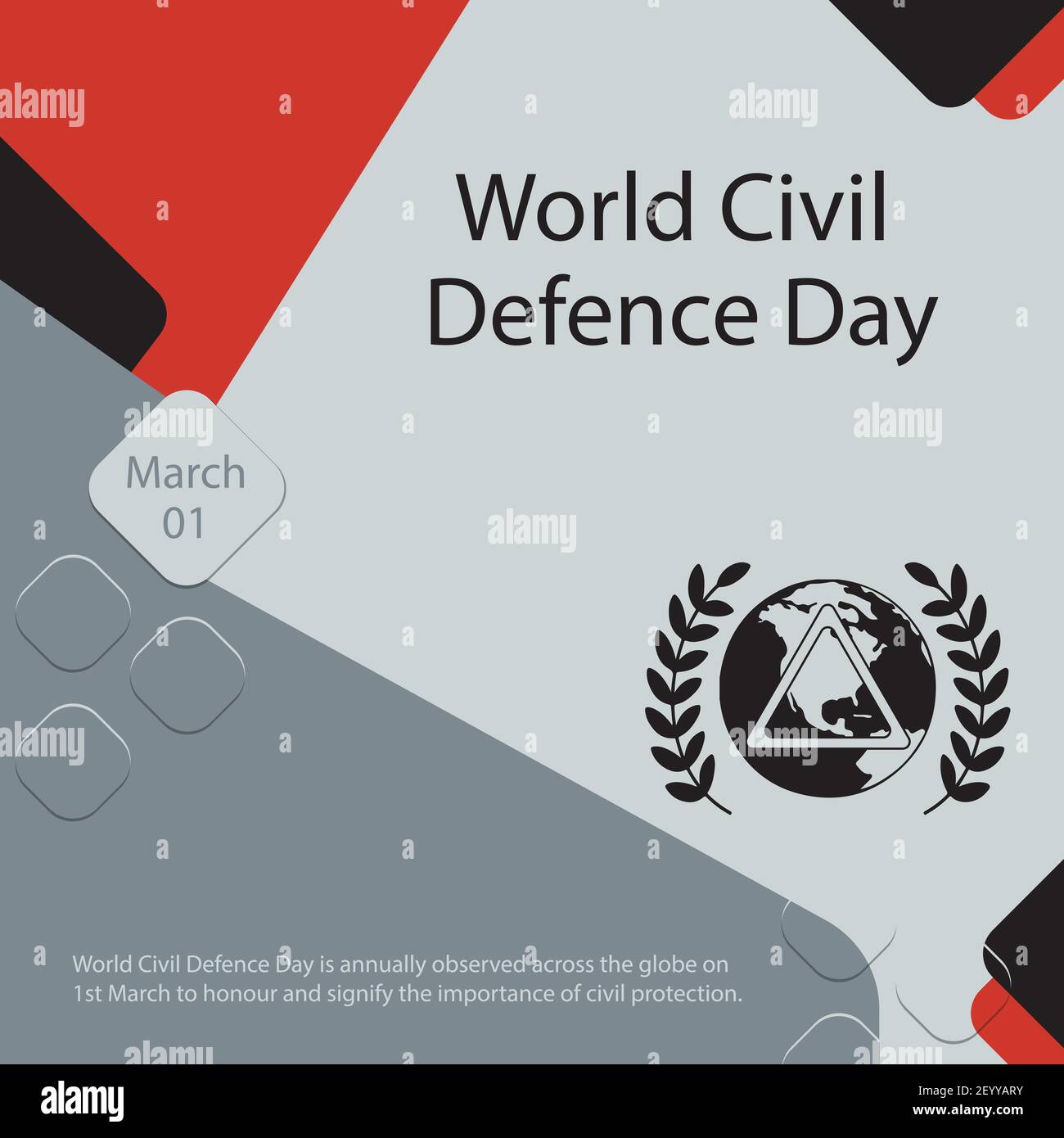 World civil defence vector vectors Stock Vector Images - Alamy