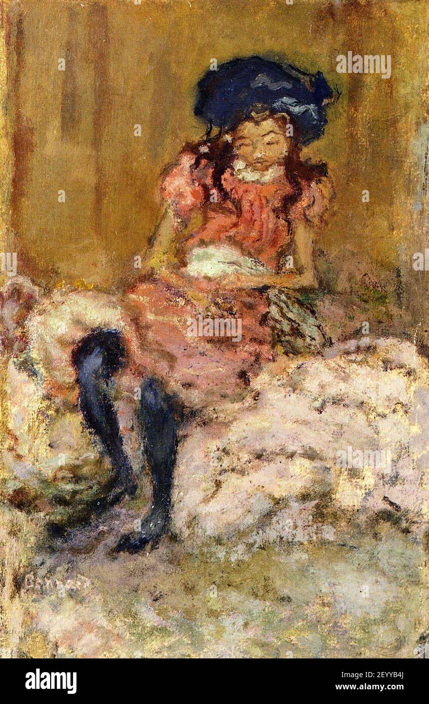 Pierre Bonnard Seated Little Girl Stock Photo - Alamy