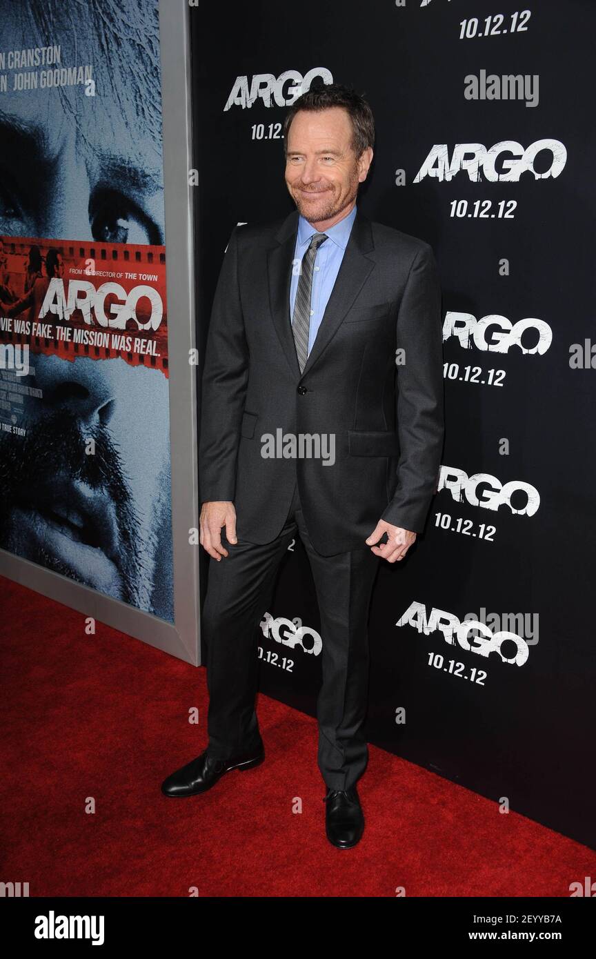 Bryan Cranston. 4 October 2012, Beverly Hills, California. 'Argo' Los ...