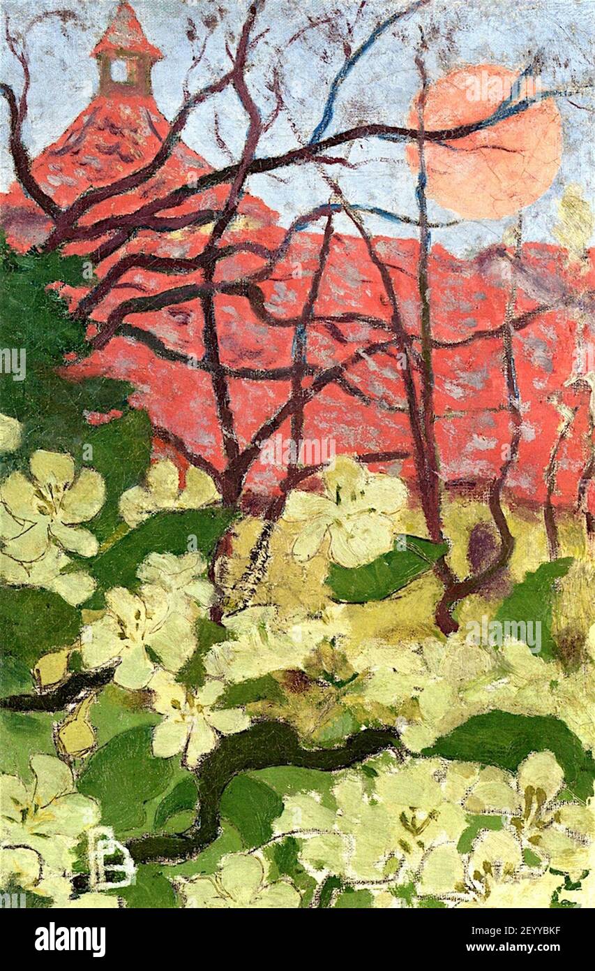 Pierre Bonnard Stylized Landscape (Le Grand-Lemps Stock Photo - Alamy