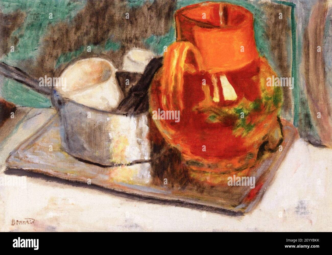 Pierre Bonnard Still LIfe with Orange Pitcher Stock Photo - Alamy