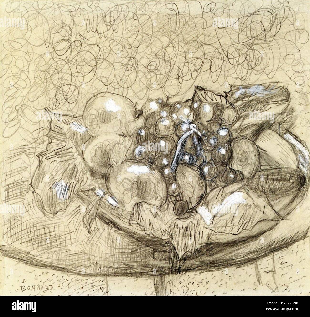 Pierre Bonnard Still LIfe with Fruit Stock Photo - Alamy