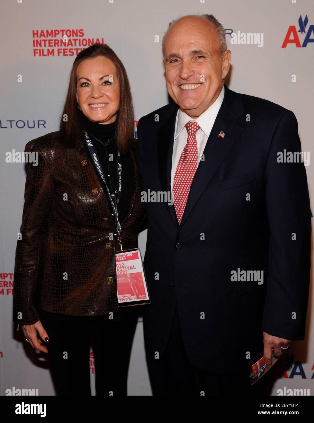 4 October 2012 - East Hampton, NY - Judith Giuliani and former NYC ...