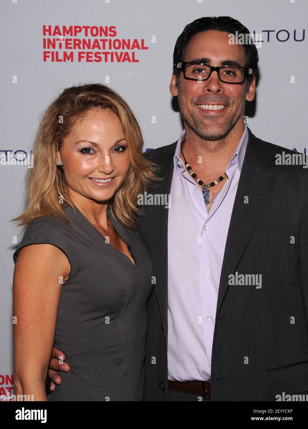 5 October 2012 - East Hampton, NY - Amber Kristin and her fiancÃ ...