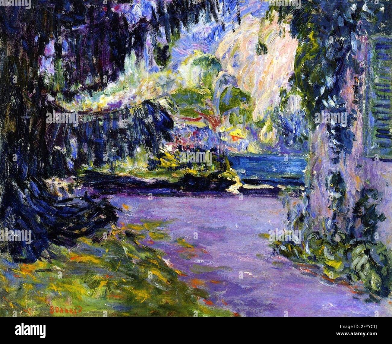 Pierre Bonnard The Garden in the Shade Stock Photo - Alamy