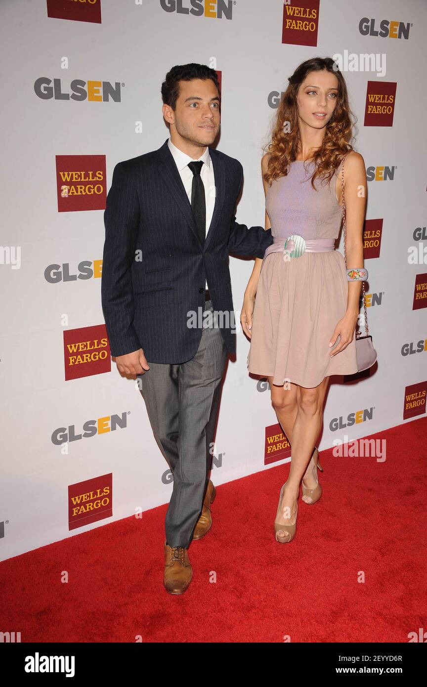 Rami Malek and Angela Sarafyan. 5 October 2012, Beverly Hills ...