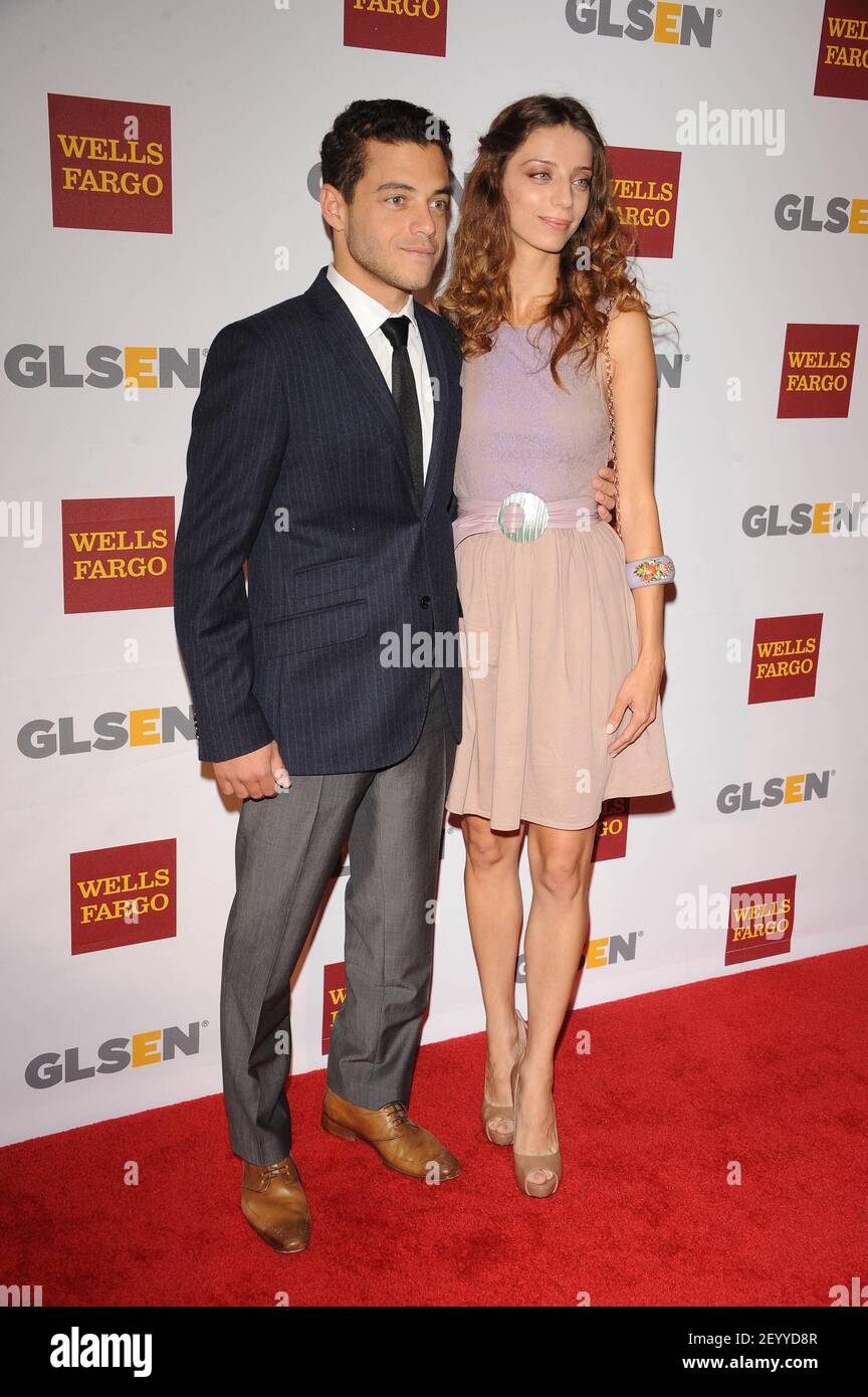 Rami Malek and Angela Sarafyan. 5 October 2012, Beverly Hills ...