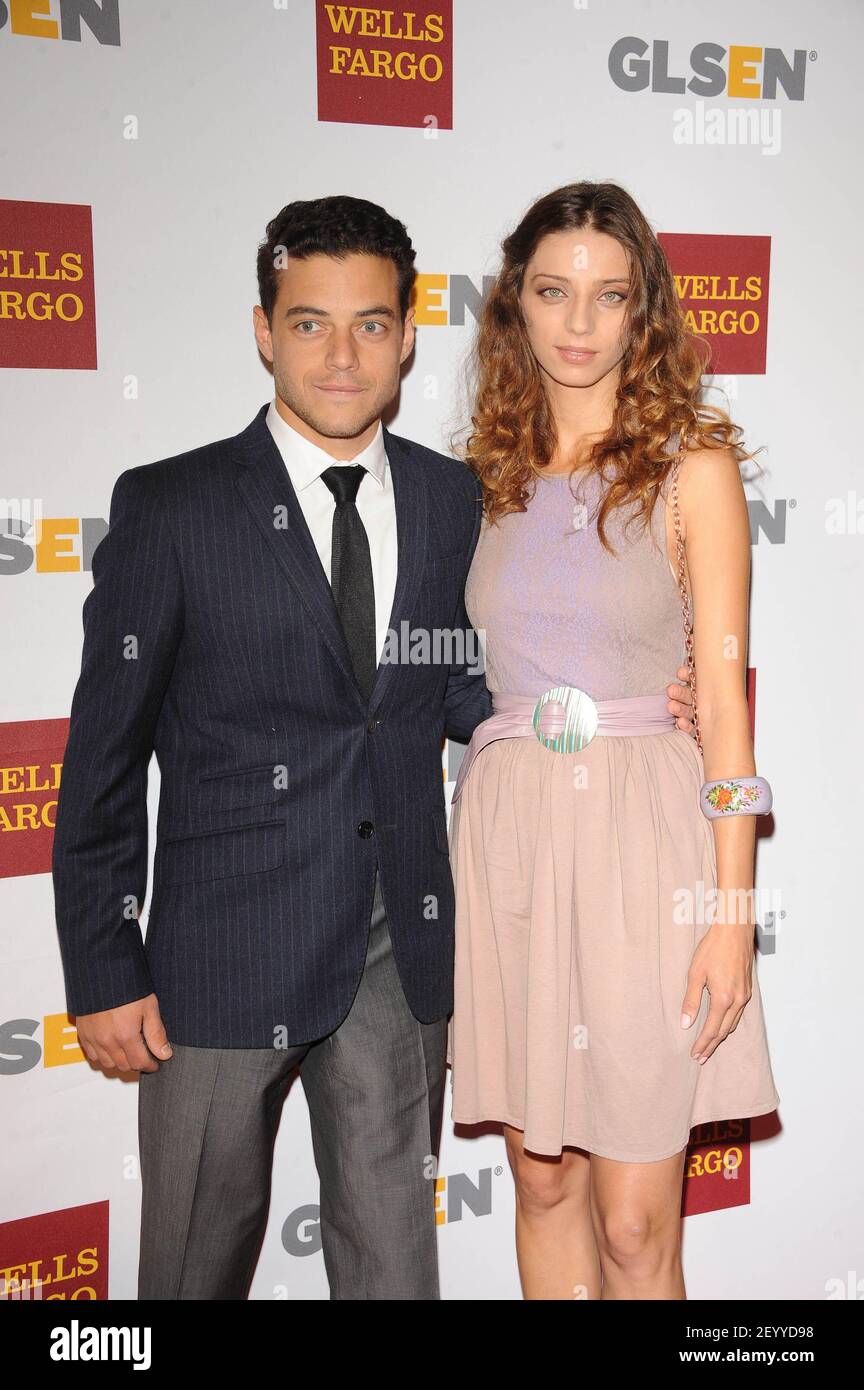 Rami Malek and Angela Sarafyan. 5 October 2012, Beverly Hills ...