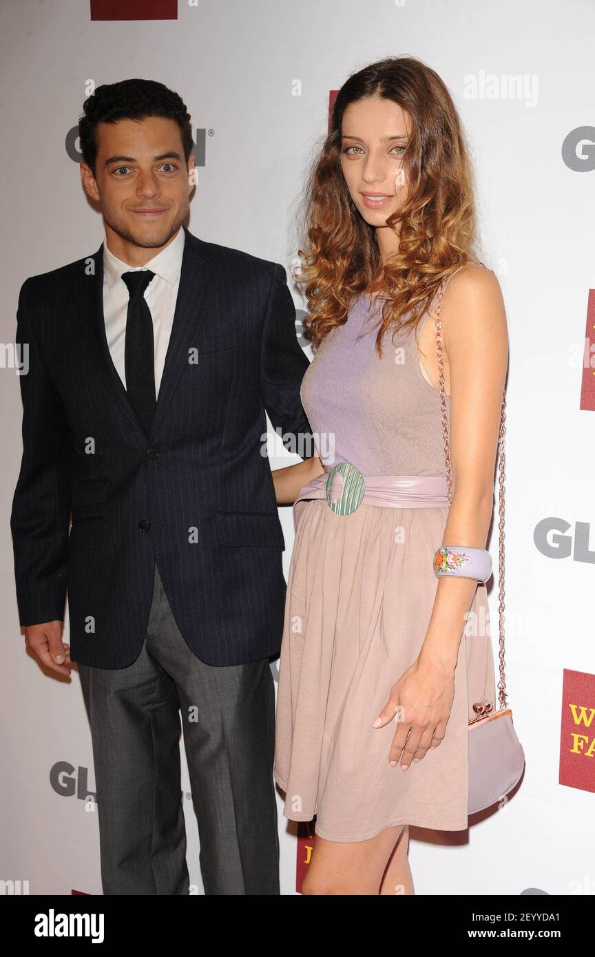 Rami Malek and Angela Sarafyan. 5 October 2012, Beverly Hills ...