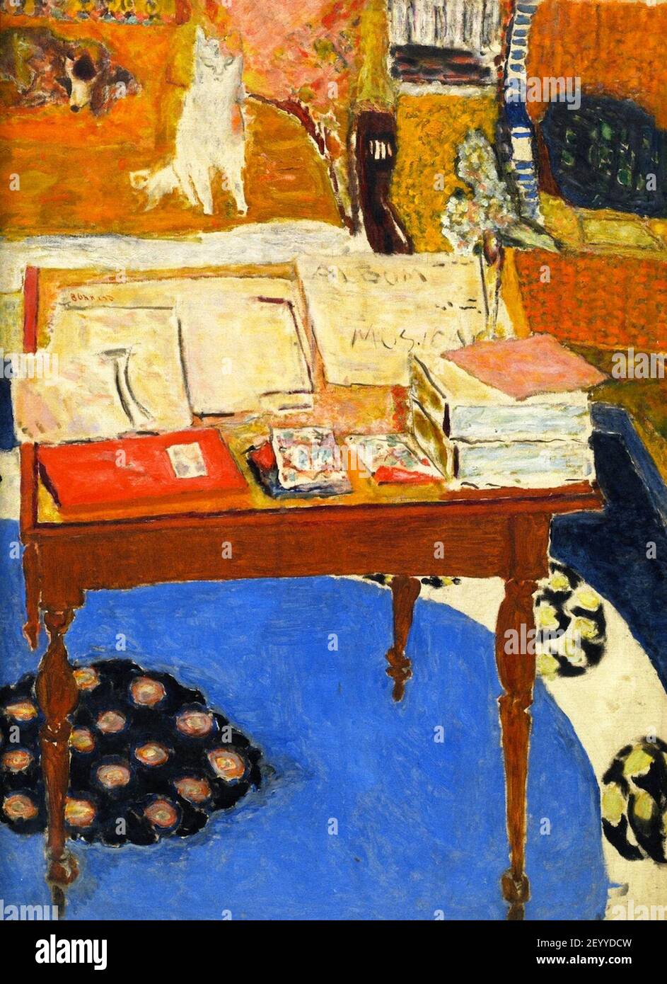 Pierre Bonnard The Work Table Stock Photo - Alamy