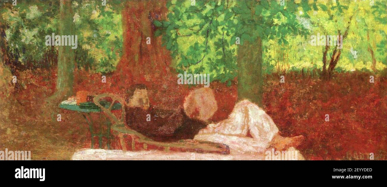 Pierre Bonnard The Siesta Stock Photo - Alamy