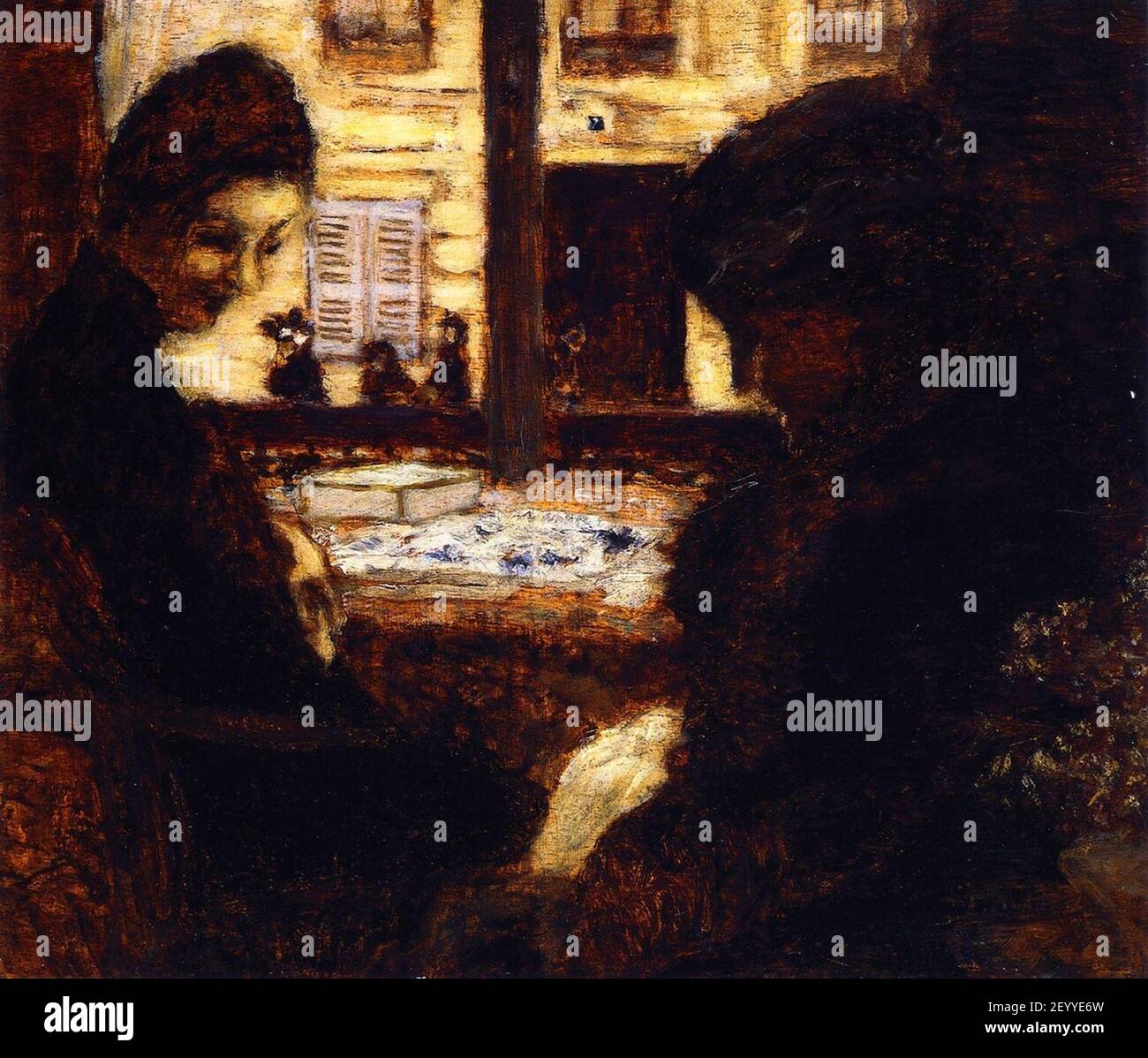 Pierre Bonnard Woman at the Window Stock Photo - Alamy