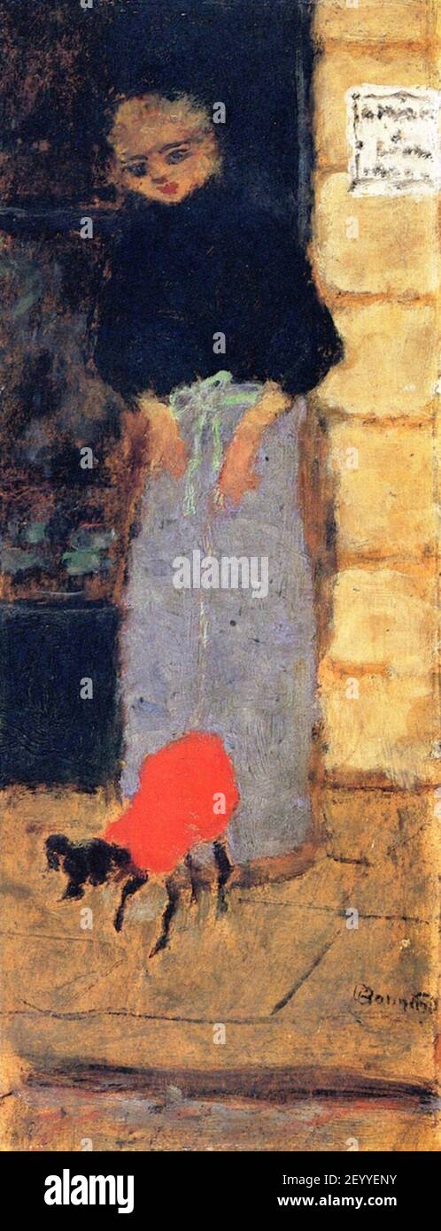 Pierre Bonnard Woman in the Street 1898 Stock Photo - Alamy