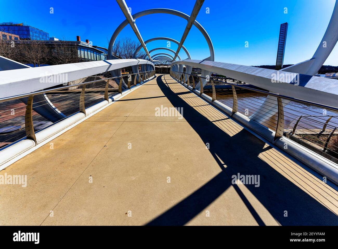 Tubular steel bridge hi-res stock photography and images - Alamy