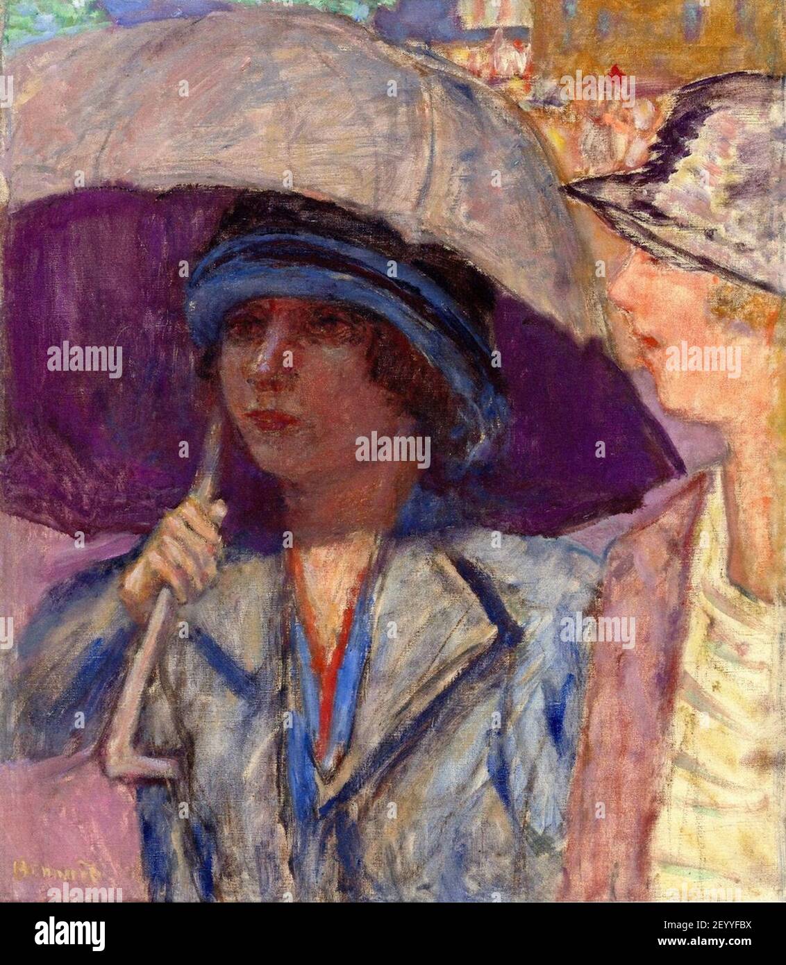 Pierre Bonnard Woman with an Umbrella 1922 Stock Photo - Alamy