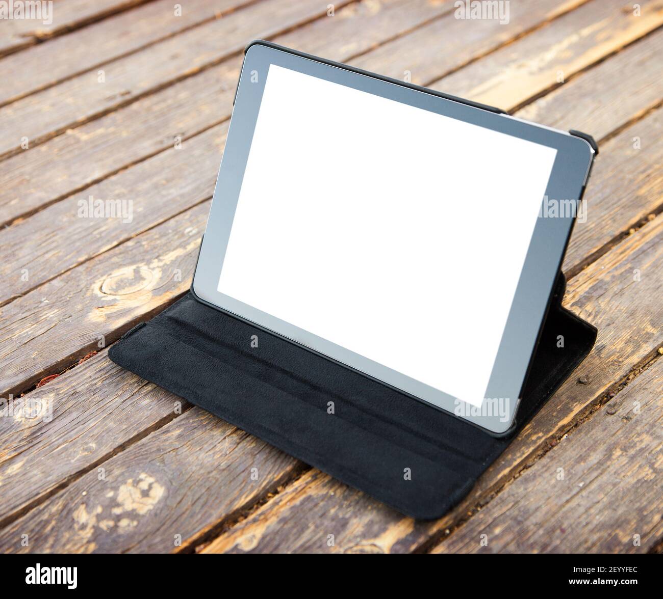 Digital tablet computer with isolated screen Stock Photo - Alamy