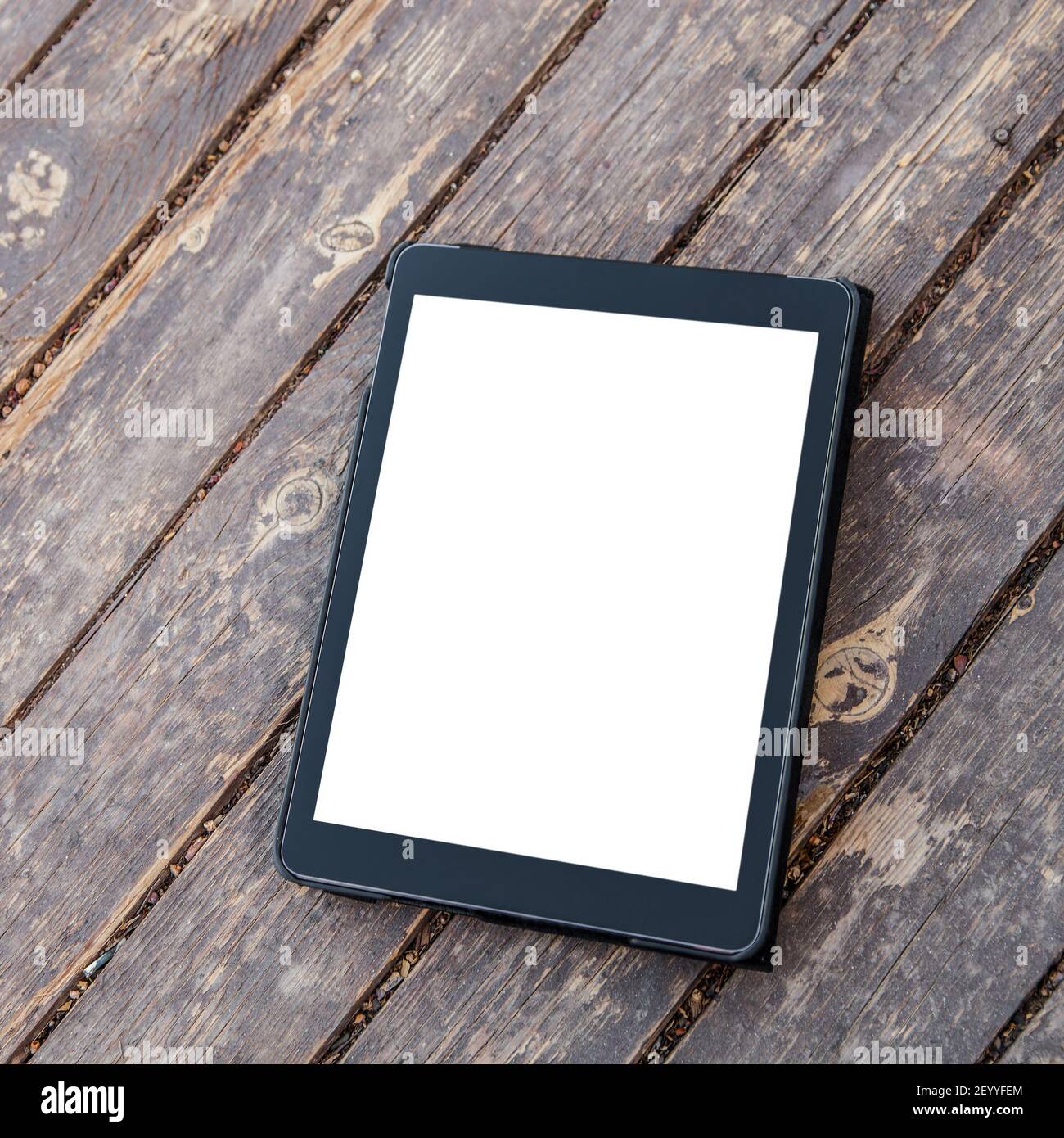 Digital tablet computer with isolated screen Stock Photo - Alamy