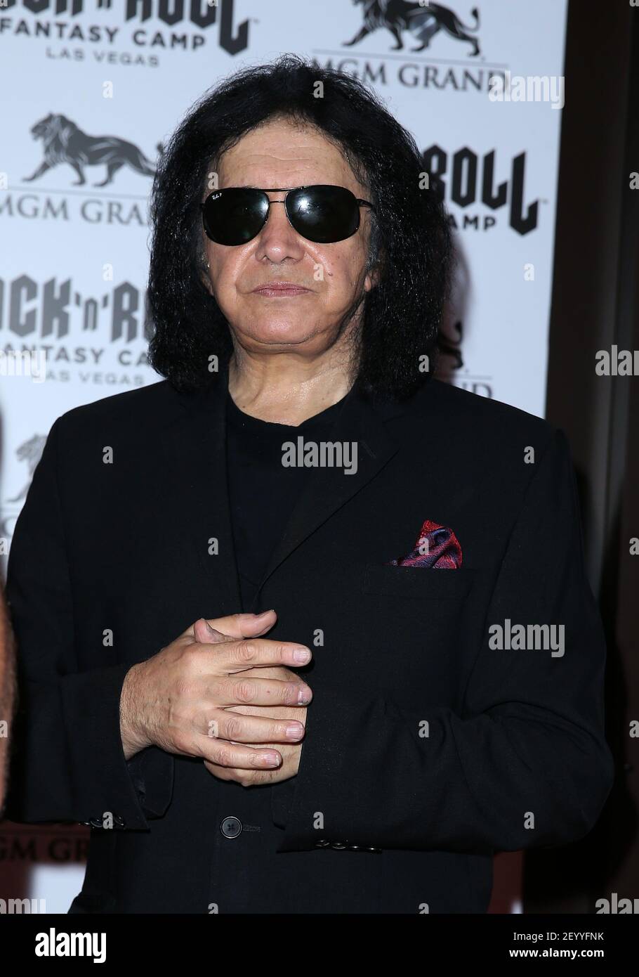 12 October 2012 - Las Vegas, Nevada - Gene Simmons. Gene Simmons walks ...