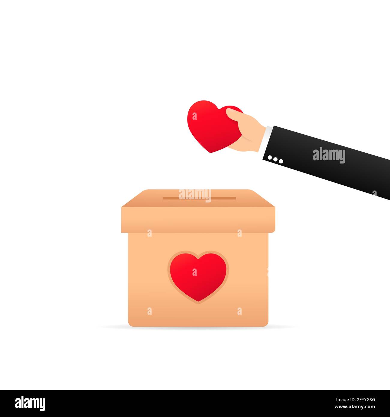 Money donations Stock Vector Images - Alamy