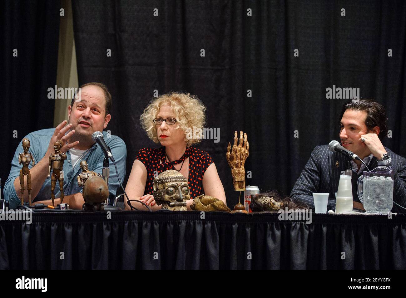 13 October 2012 - New York: (L-R) Mike Zohn, Evan Michelson and Ryan ...