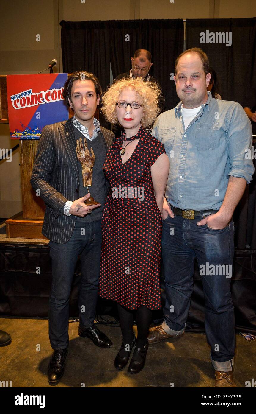 13 October 2012 - New York: (L-R) Ryan Matthews, Evan Michelson and ...