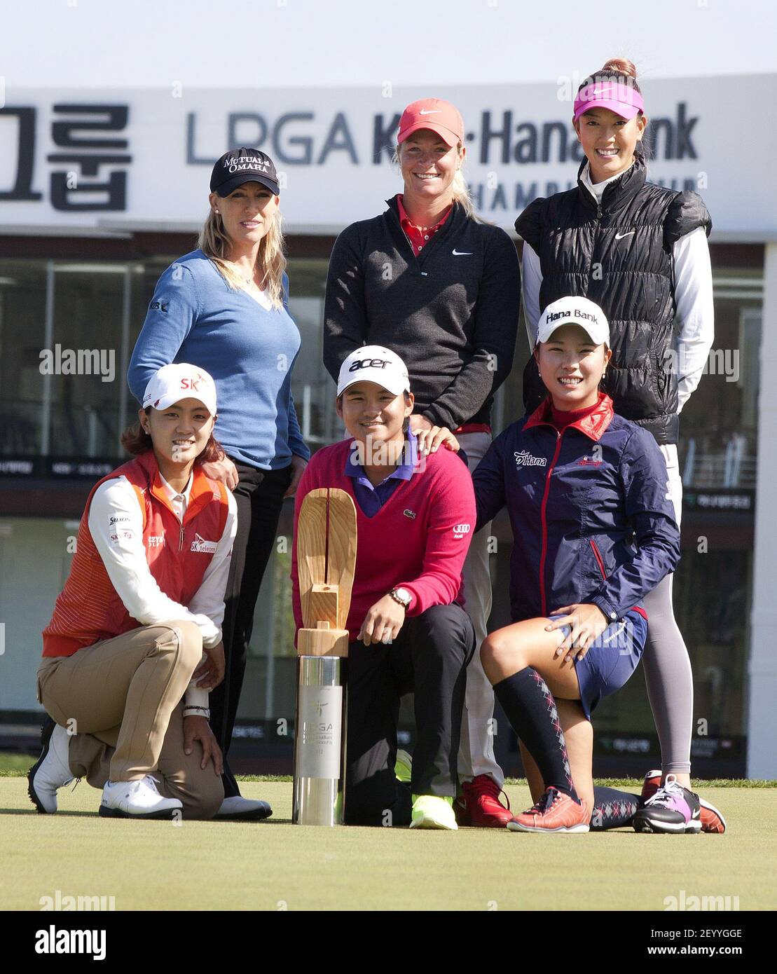 15 October 2012 - Incheon, South Korea : LPGA golf players American ...