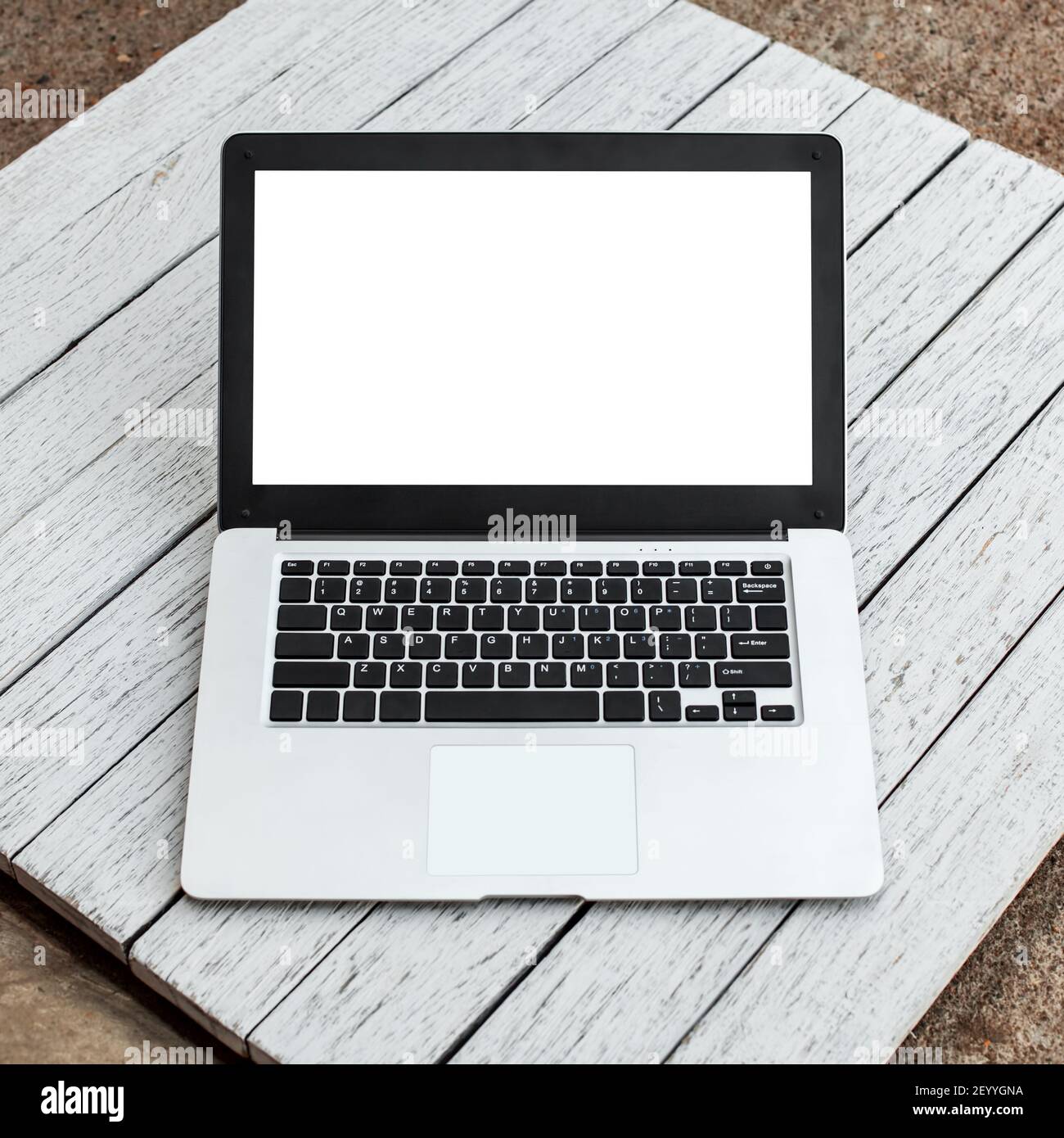 Open laptop desk hi-res stock photography and images - Alamy
