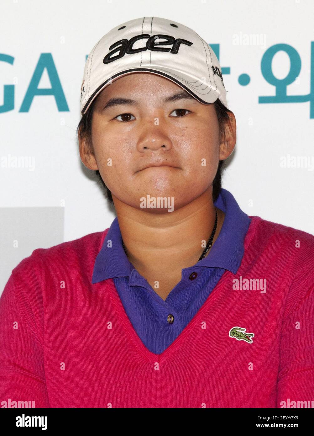 15 October 2012 - Incheon, South Korea : LPGA golf player Chinese Yani ...