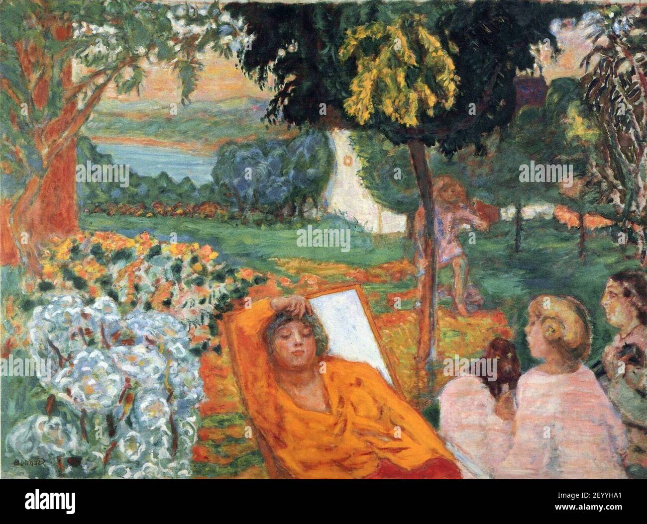 Pierre Bonnard, 1914 - Siesta Stock Photo - Alamy