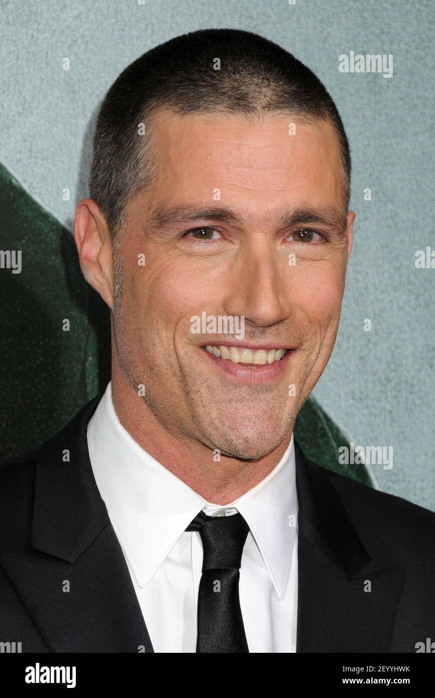 15 October 2012 - Hollywood, California - Matthew Fox. "Alex Cross" Los ...