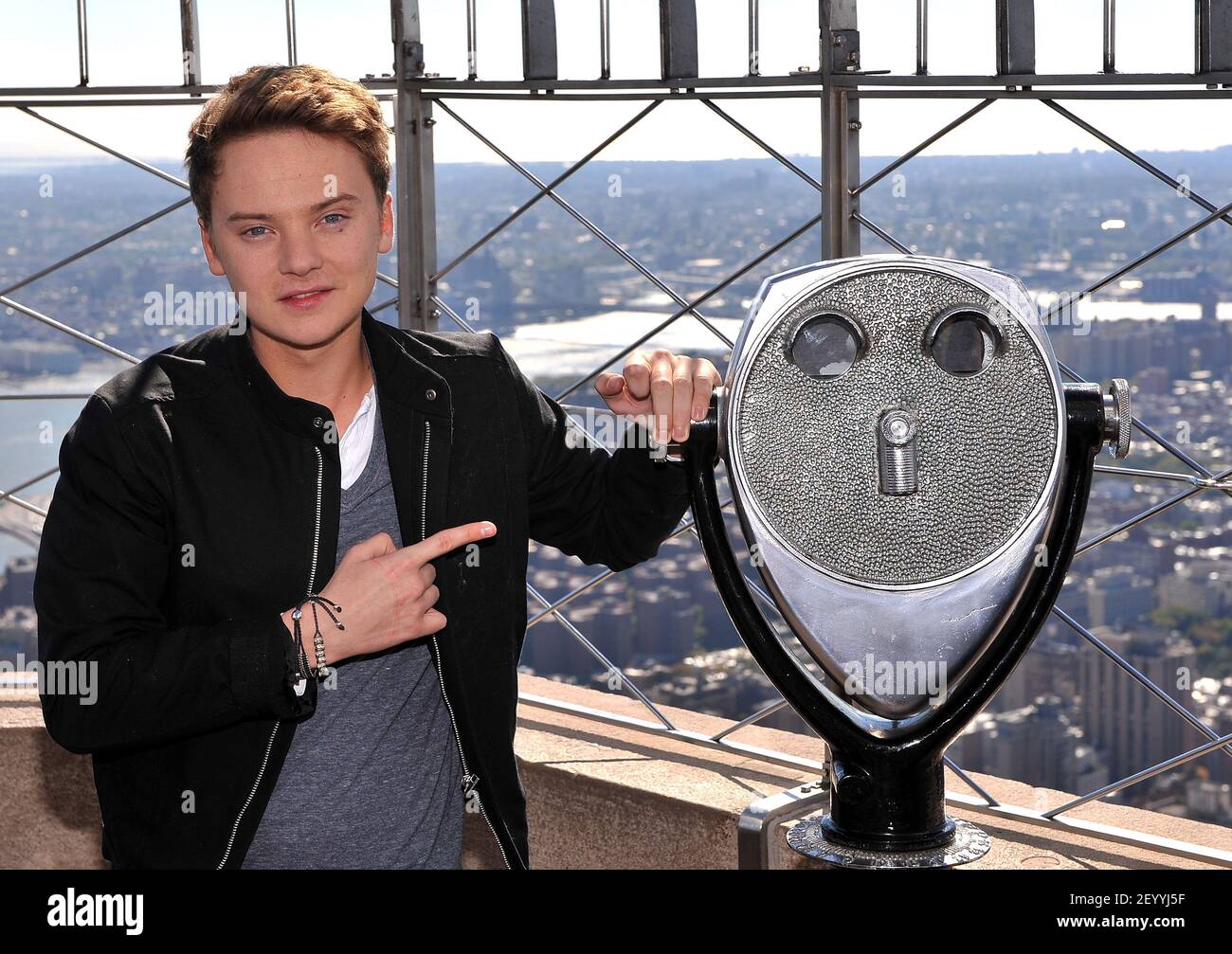 16 October 2012 - New York, NY - Recording artist Conor Maynard poses ...