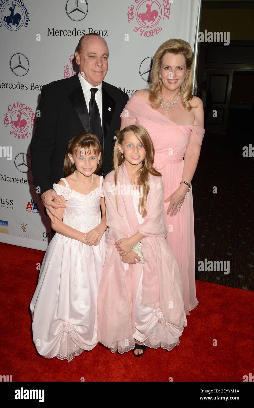 Nancy Davis with husband Ken Rickel and daughters Isabella Rickel and ...