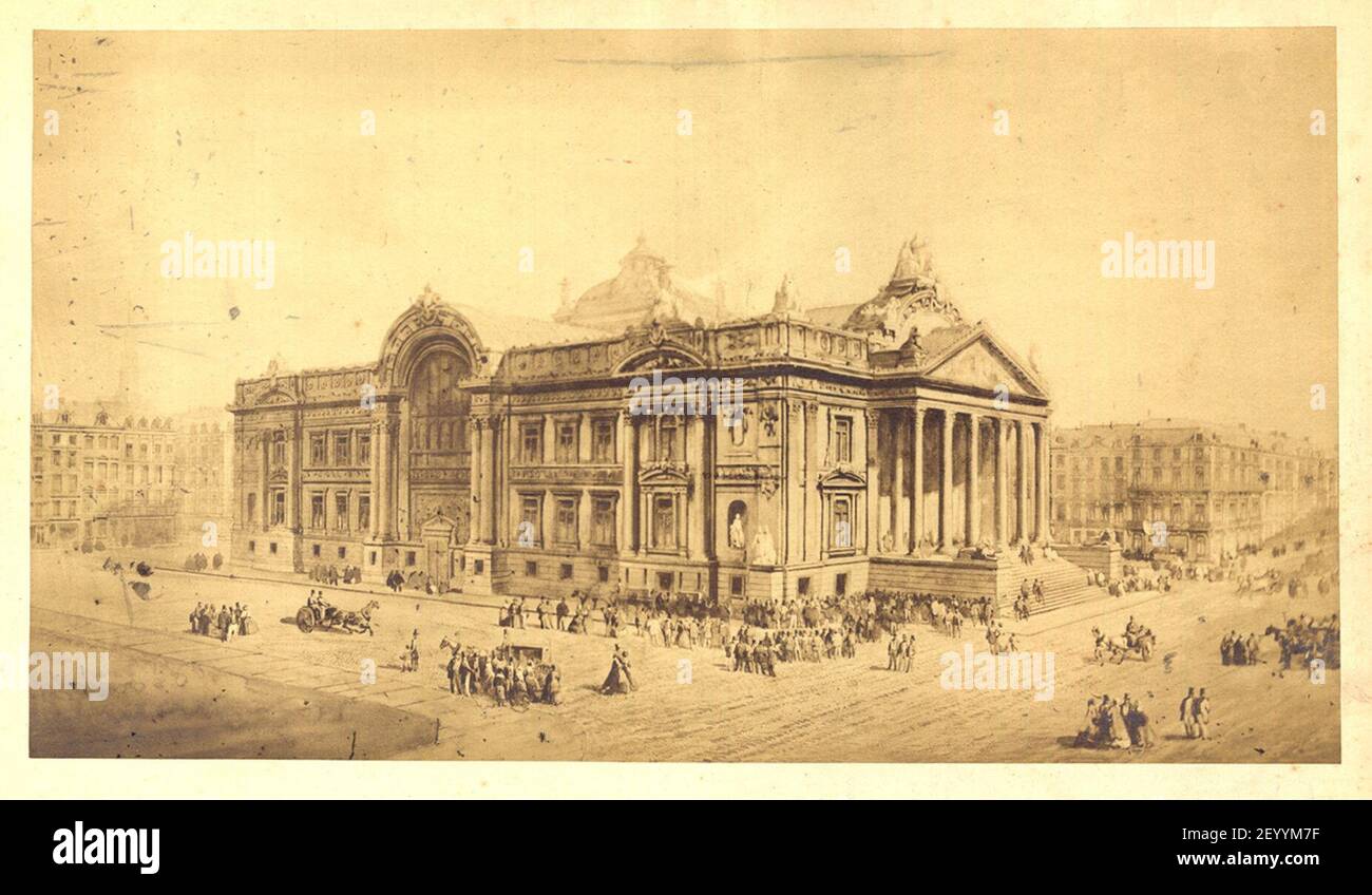 Pierre Chargois, Bourse, 1865 Stock Photo - Alamy