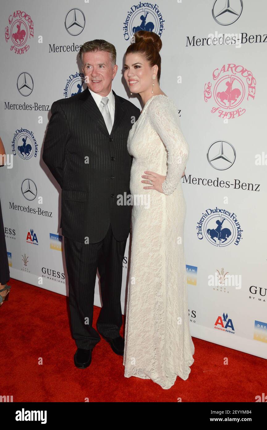 Tanya Callau and Alan Thicke. 20 October 2012, Beverly Hills ...